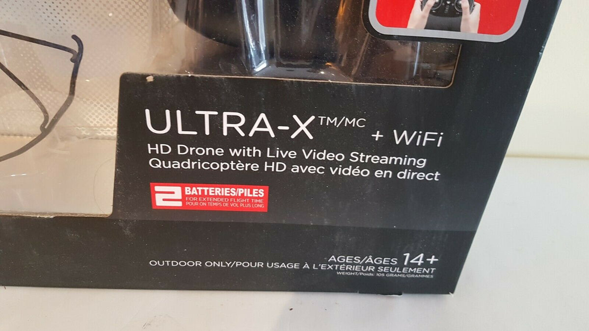 NEW Propel Ultra-X HD Wi-Fi Camera Drone Live Video Streaming 300-ft C ...